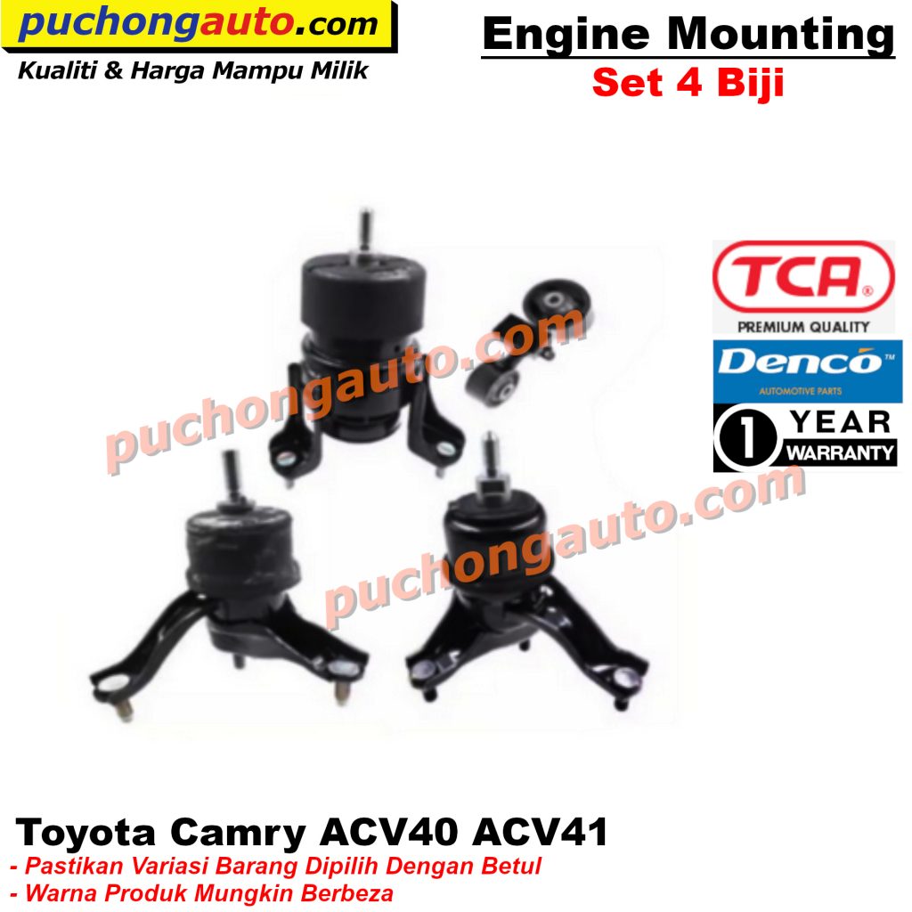Engine Mounting - Toyota Camry 2.0 ACV41 / 2.4 ACV40 - 1 Year Warranty ...