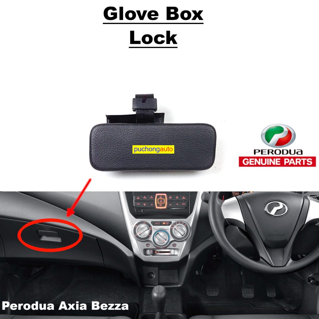 Glove Box Lock Dashboard Drawer Laci - Perodua Aruz Ativa Axia Kancil ...